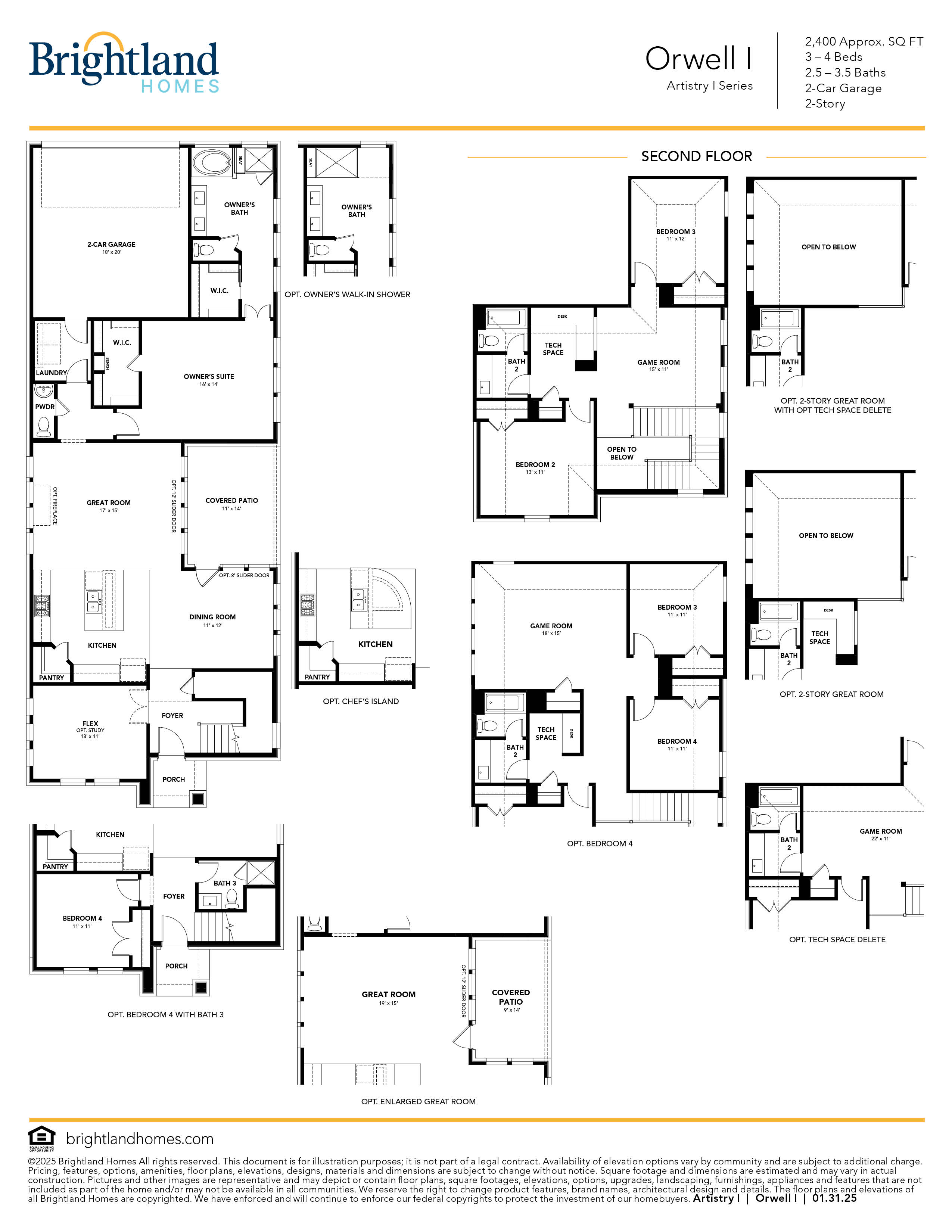 Artistry Series - Orwell - New Construction Homes in Elgin | Brightland ...